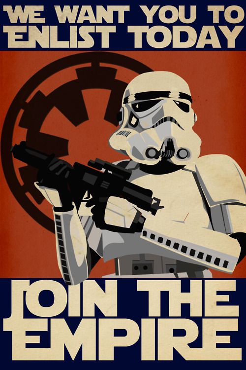 Stormtrooper: We Want You.... Metal Sign - Haus of Elliott & Lucias ...