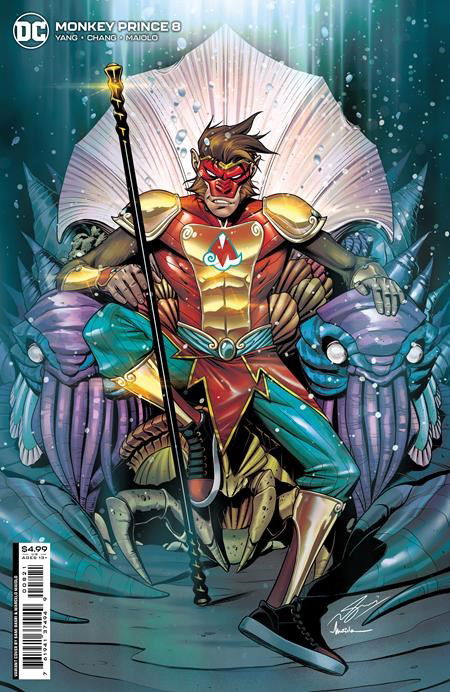 MONKEY PRINCE #8 Sami Basri Card Stock Variant - Wally's WORLD O Comixs LLC