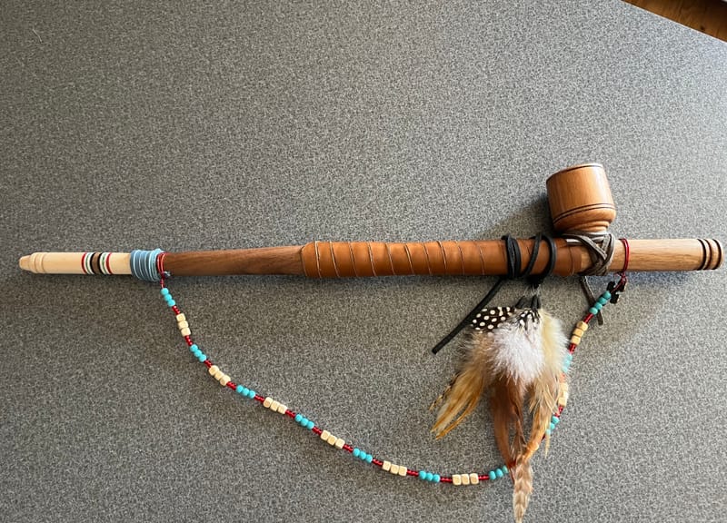 Ceremonial Peace pipes - PTSD Woodwork and Crafts, LLC