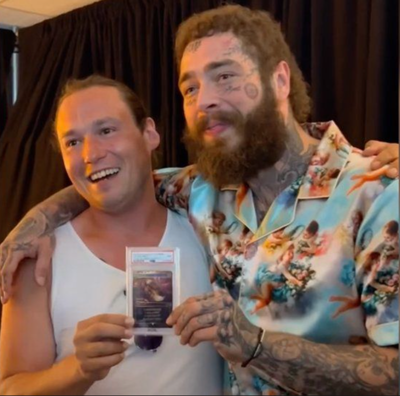 POST MALONE 以 260 萬美金 (約 2028 萬港幣) 購入全球唯一一張 MTG 卡牌 “THE...