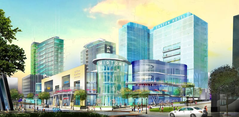 NASHVILLE REDEVELOPMENT - SCHEME 1 STREET VIEW - rand design studio