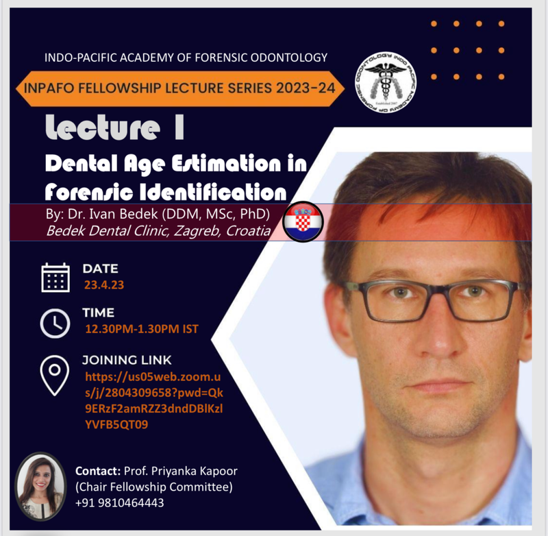 Lecture 1: Dental Age Estimation in Forensic Identification - Indo-Pacific Academy of Forensic ...