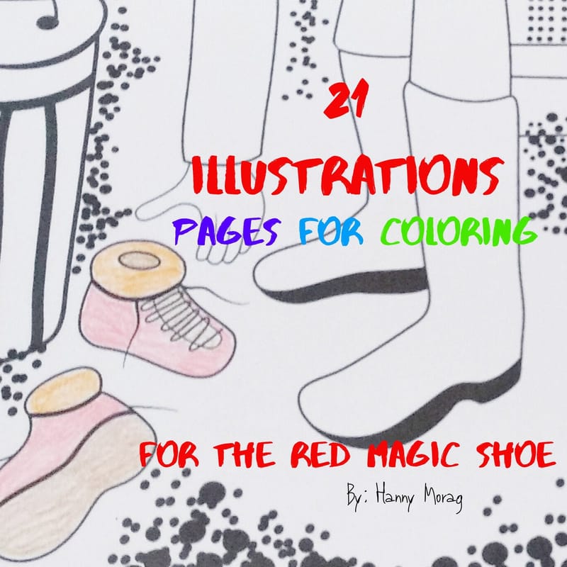 Printable 21 coloring pages pack, Magic - Hanny Morag Stories