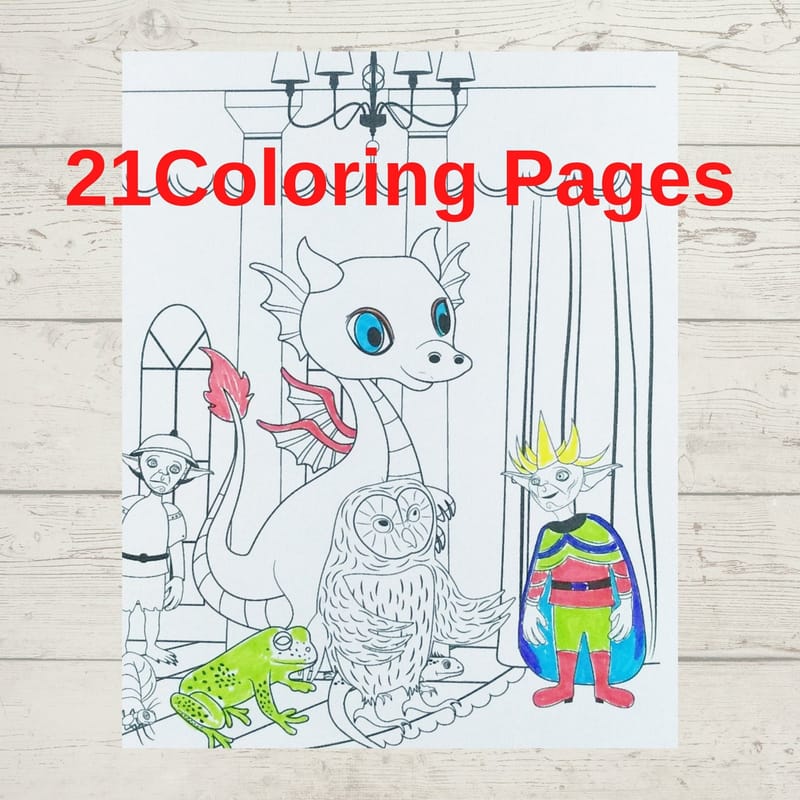 kids activity 21 Coloring Page Pac - Hanny Morag Stories
