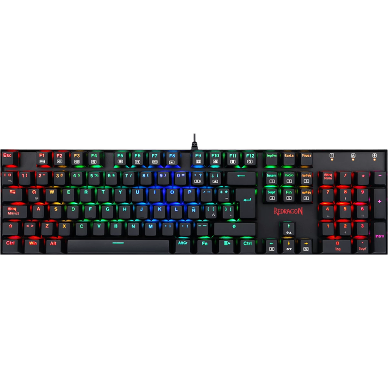 Redragon MITRA K551-1 Mechanical Keyboard RGB Backlit Wired Gaming Key