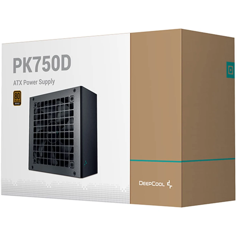 Deepcool PK750D 750w 80 Plus Bronze Certified Power Supply For Gaming