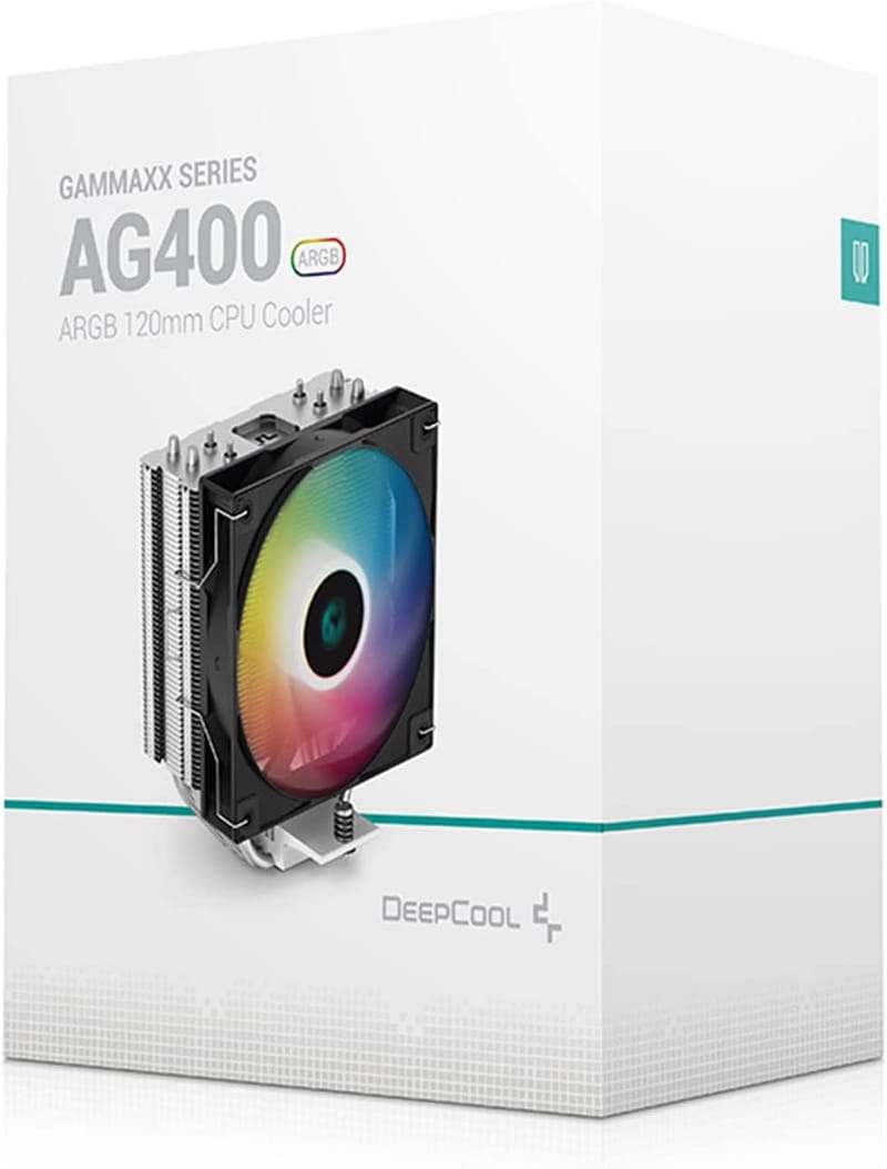Deepcool AG400 ARGB Single Tower 120mm CPU Air Cooler (BLACK ) - The ...