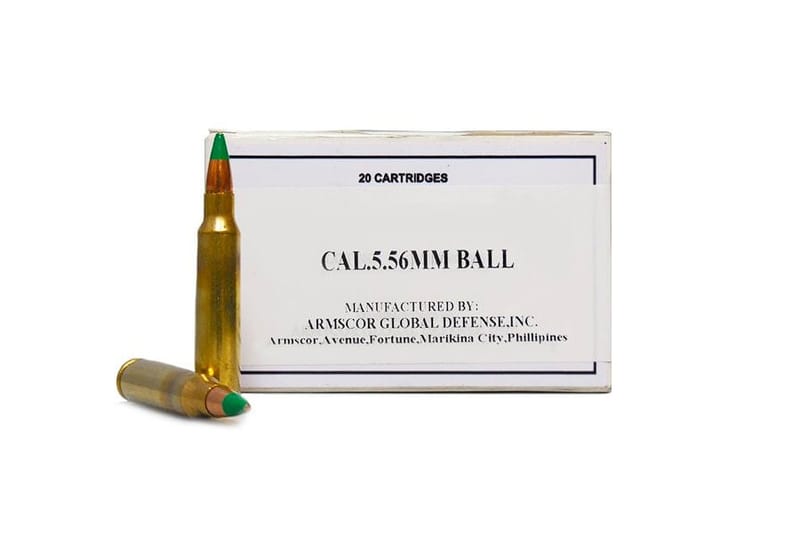 ARMSCOR COPPER FMJ 62GR 5.56MM AMMO, 20 ROUNDS - 50173 - catskillsarms