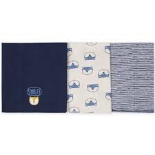 3-Pack Fox Burp Cloths - Baby and Beyond