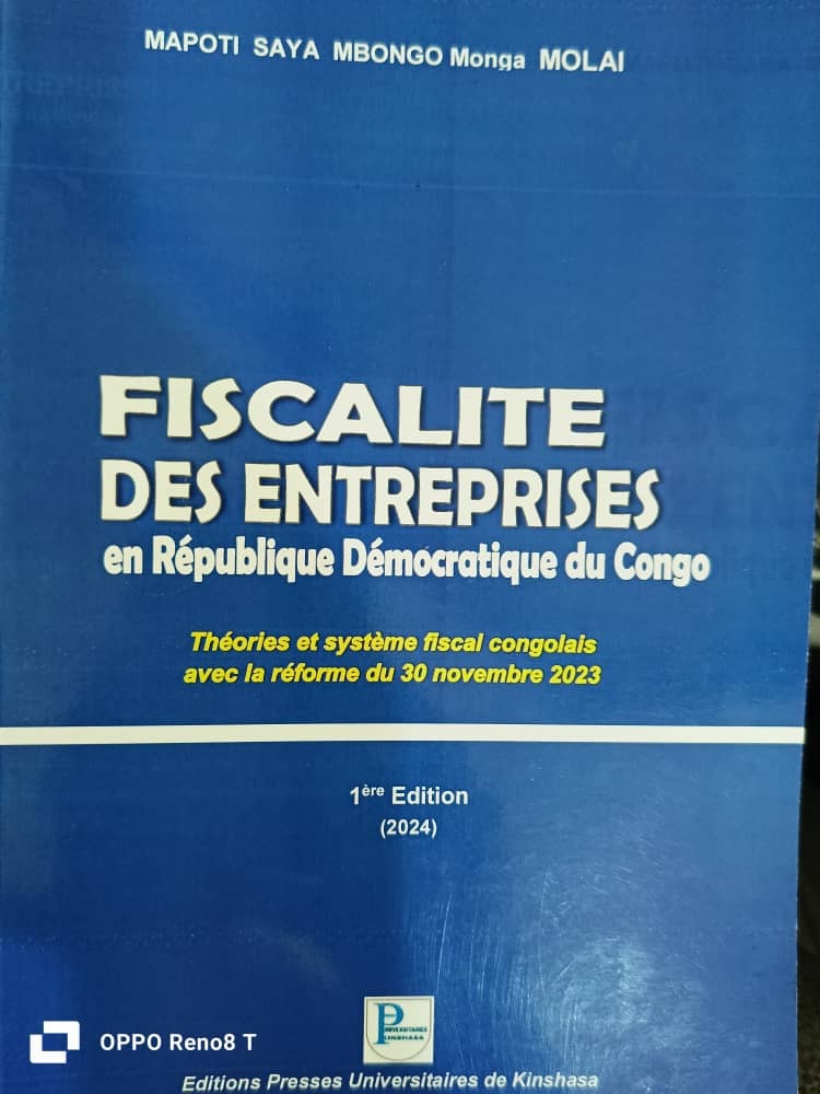 FISCALITE DES ENTREPRISES EN RD.CONGO - Taxes & Impôts