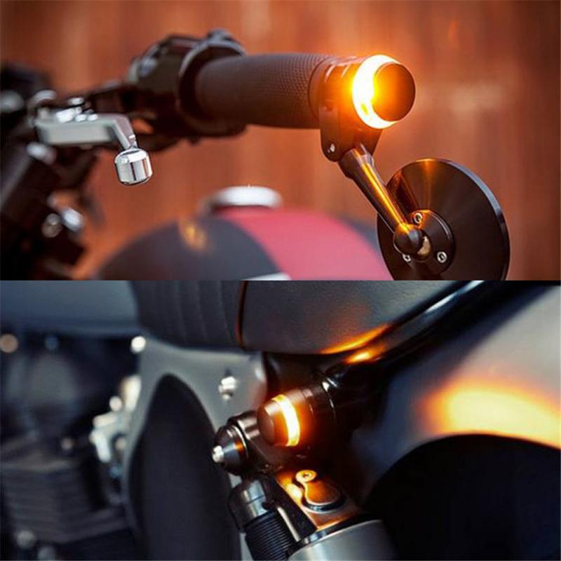 Mini bullets chrome waterproof turning lights