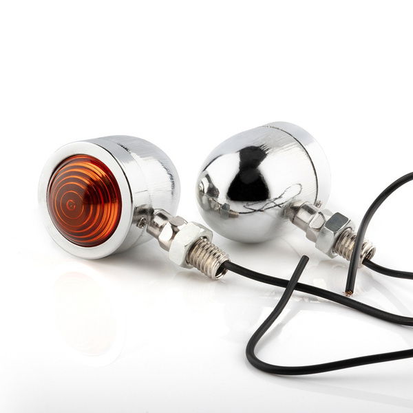 Mini bullets chrome waterproof turning lights