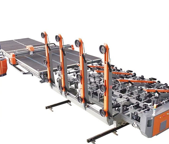 Automatic Horizontal Glass Four-edge Seam and Arris Grind Machine
