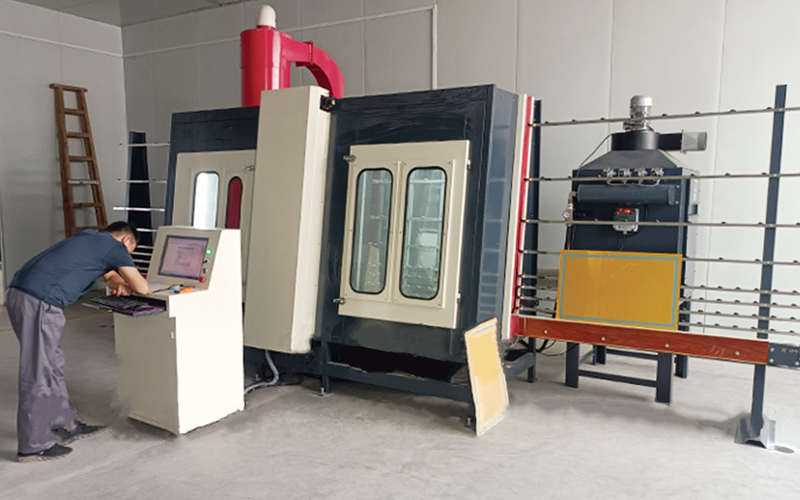 Glass Sandblasting Machine