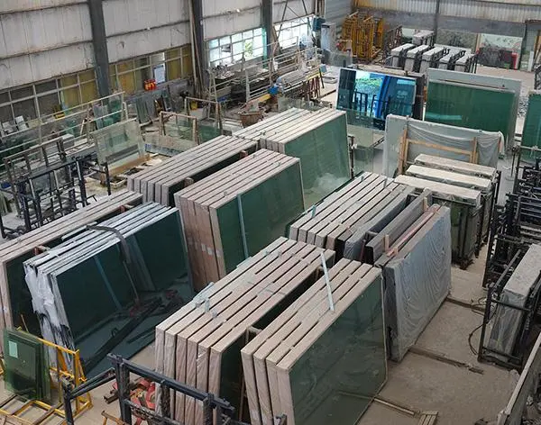 The Planning Layout of the Whole Glass Processing Factory Workshop.