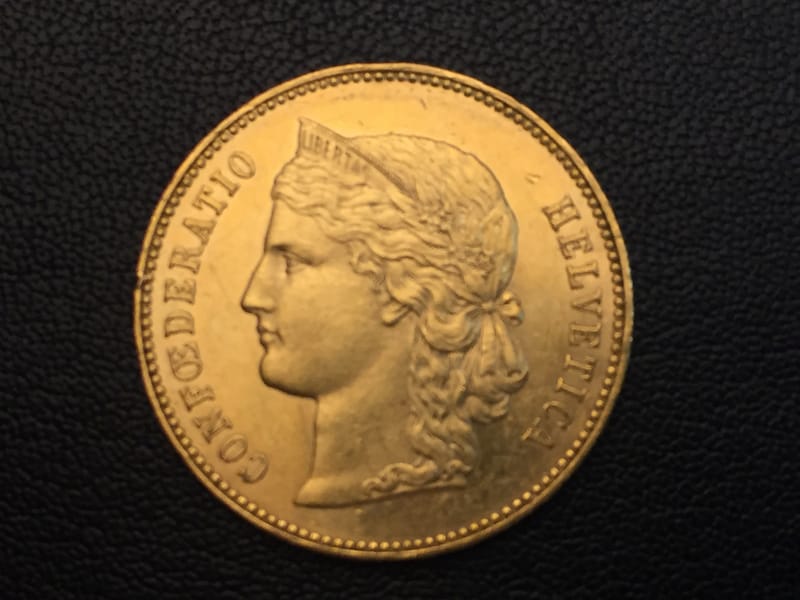 20 Francs Or Helvatia 1894 (Berna) - numismar.com