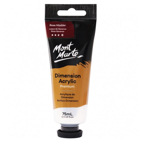 Mont Marte Dimension Acrylic 75ml – Rose Madder - The Art Shack
