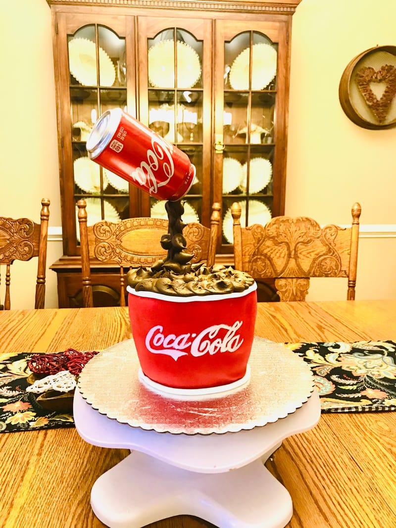 Coca Cola Cake - Bunny Bakes Cakes