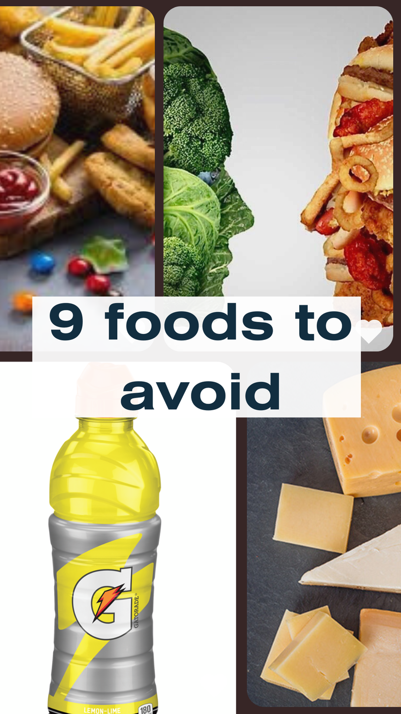 9 foods to avoid - HOGAN HEALTH & FITNESS