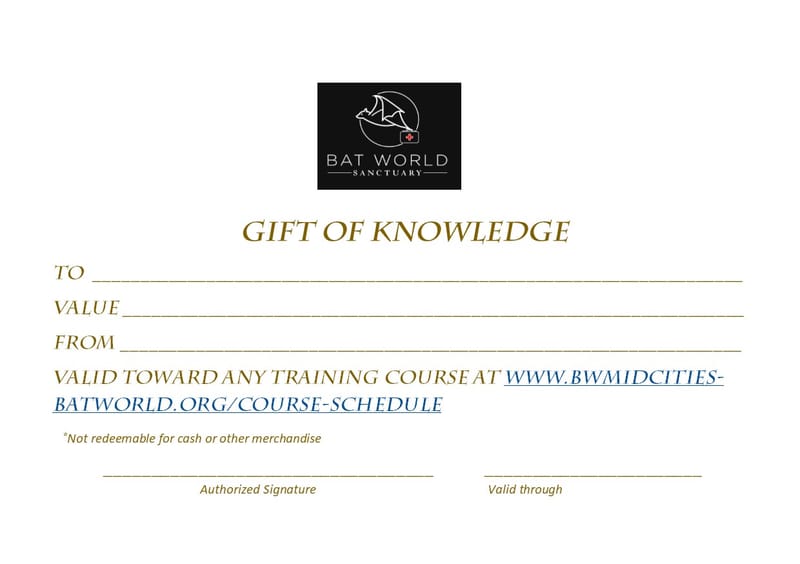 Gift of Knowledge - Bat World MidCities