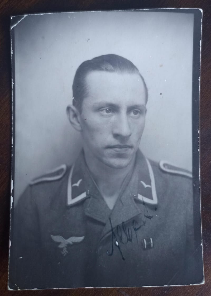 Fotografía Original suboficial Lutwaffe alemán (III Reich Hitler- Nazi ...