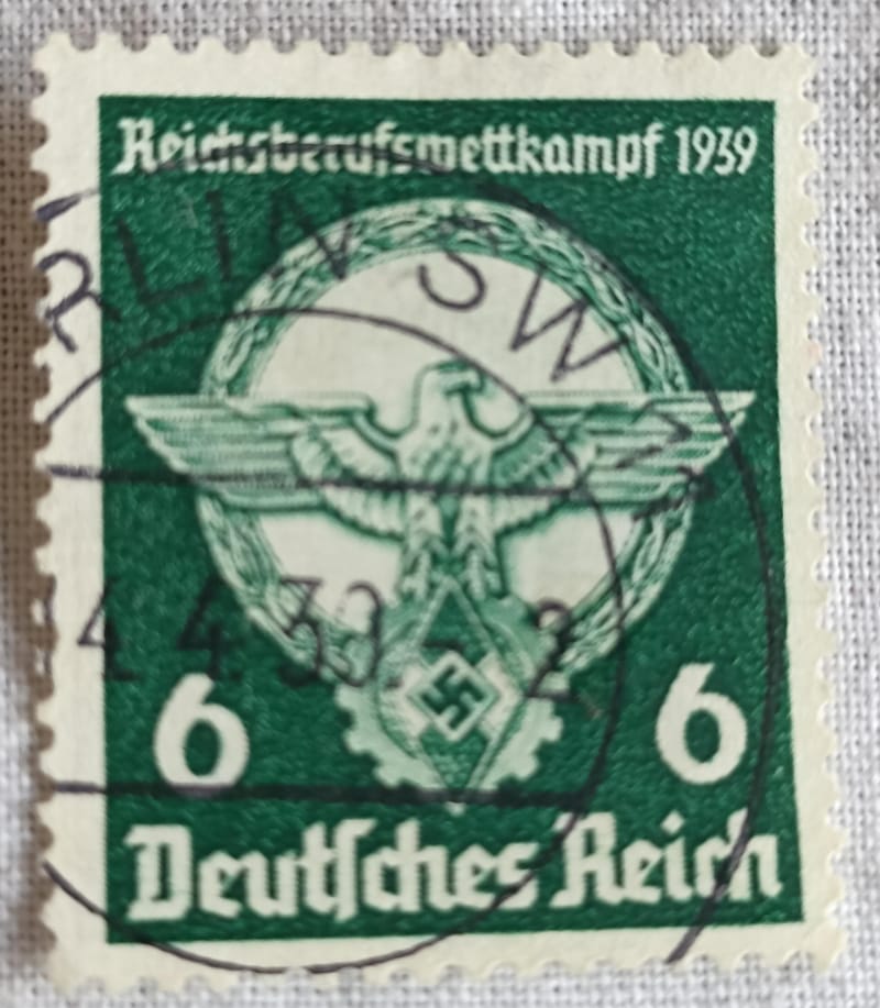 Sello Deutsches Reich 1939 (III Reich Hitler- Alemania) WWII - ATTICAE