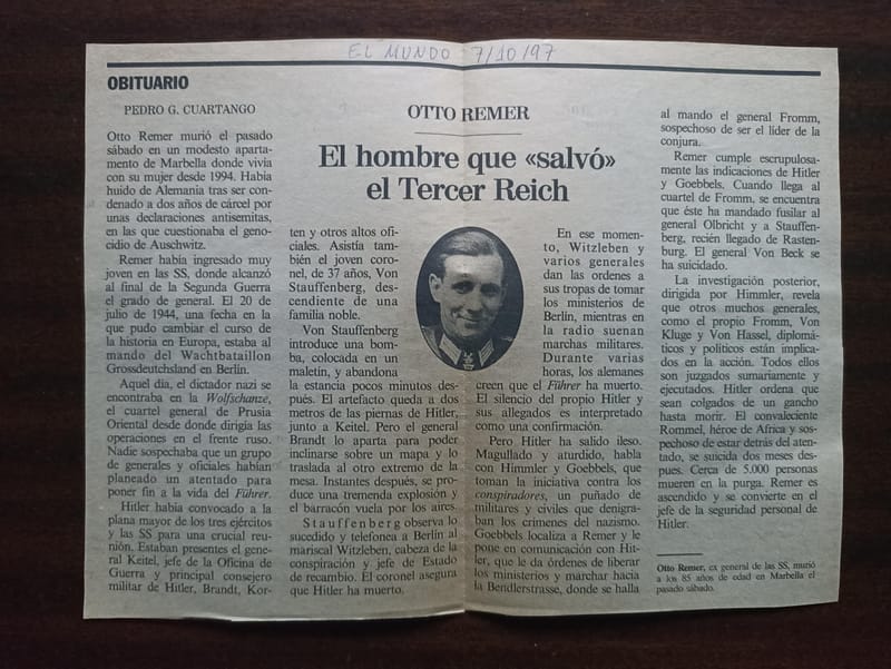 Periódico ABC Adolf Hitler y Von Schirach (III Reich Hitler- Nazi ...