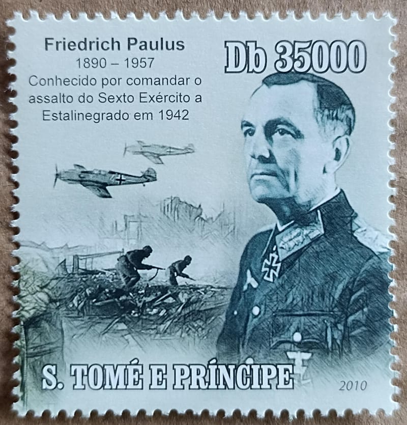 Friedrich Paulus, sello (III Reich Hitler- Nazi- Alemania) WWII - ATTICAE