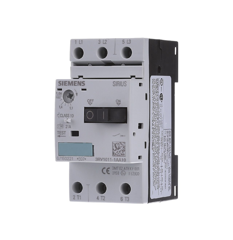 Siemens Серии 3RV10 Автоматические выключатели