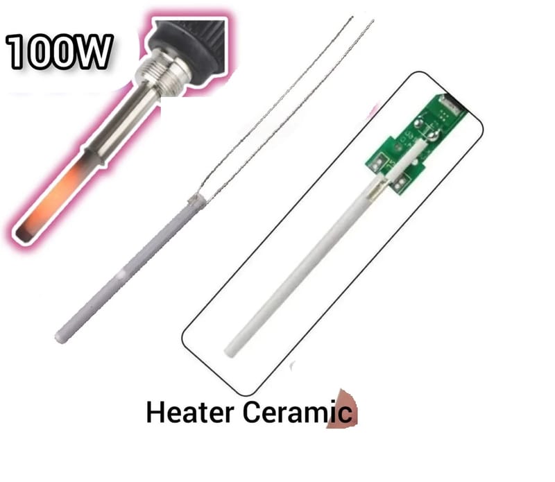 Heater Ceramic 100W Extra long pins - عادل السمان " بيع مكونات...