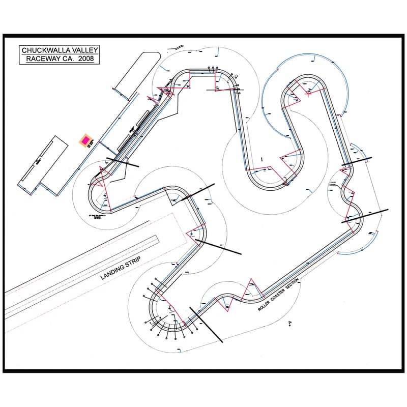 Chuckwalla Valley Raceway "GP" course - Track Safety & Design