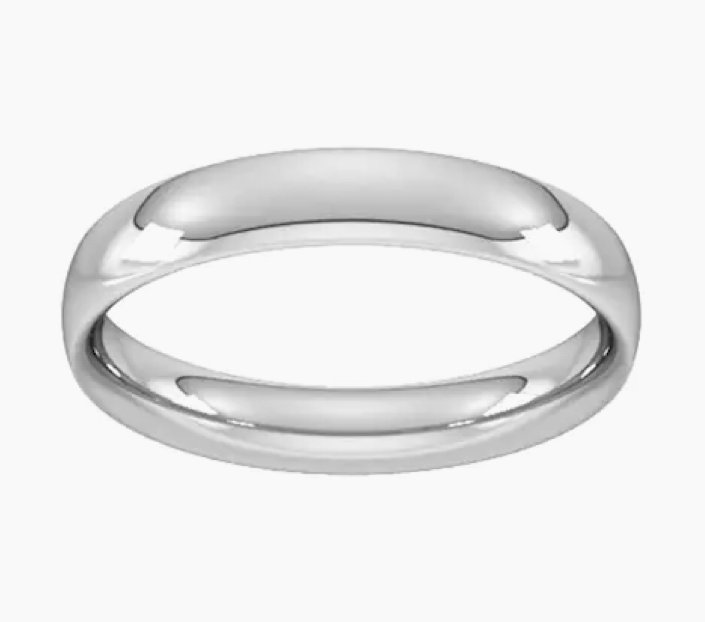 Sterling Silver Heavy Traditional Court Band - Glyn Gr...