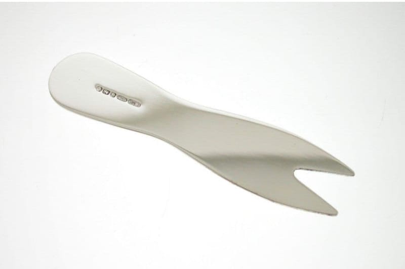 Sterling Silver Chip Fork - Glyn Griffiths