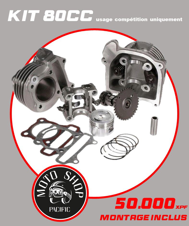 KIT 80cc RS / AR / Bravo - Moto Shop Pacific