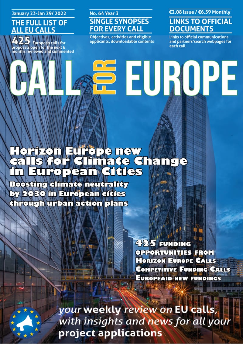 CallforEurope Magazine - 23rd Jan 2022 Edition - CALLforEUROPE