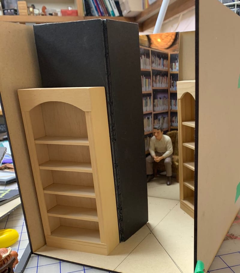 Using Mirrors in Your Book Nook - MiniMinutia