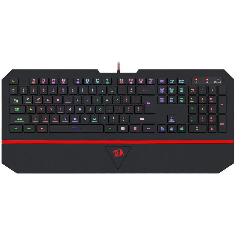 FANTECH MK876V2 ATOM87 RGB MECHANICAL KEYBOARD RED SWITCH SUMI EDITION ...