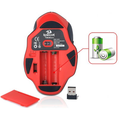 Redragon M711 COBRA Gaming Mouse with 16.8 Million RGB Color Backlit ...