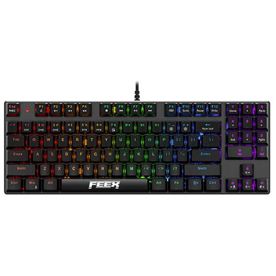 FEEX PRO K1 MECHANICAL GAMING KEYBOARD - BLUE SWITCH - apex