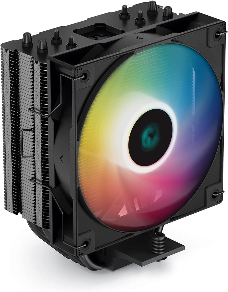 DeepCool GAMMAXX AG400 BK ARGB CPU Air Cooler All-Black 5V-3Pin Sync...