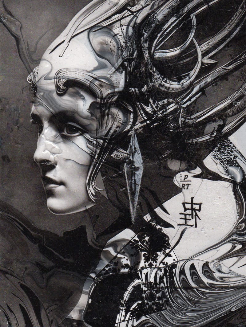 「精神の武装2」 - AIと共に - Zelan Art