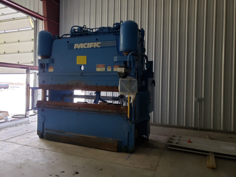 350 Ton x 10' Pacific Press Brake - Crown Fabricating