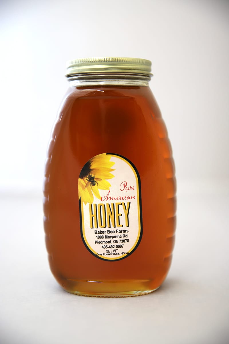 Local Raw Honey - 1lb Jar - Baker Bee Farms