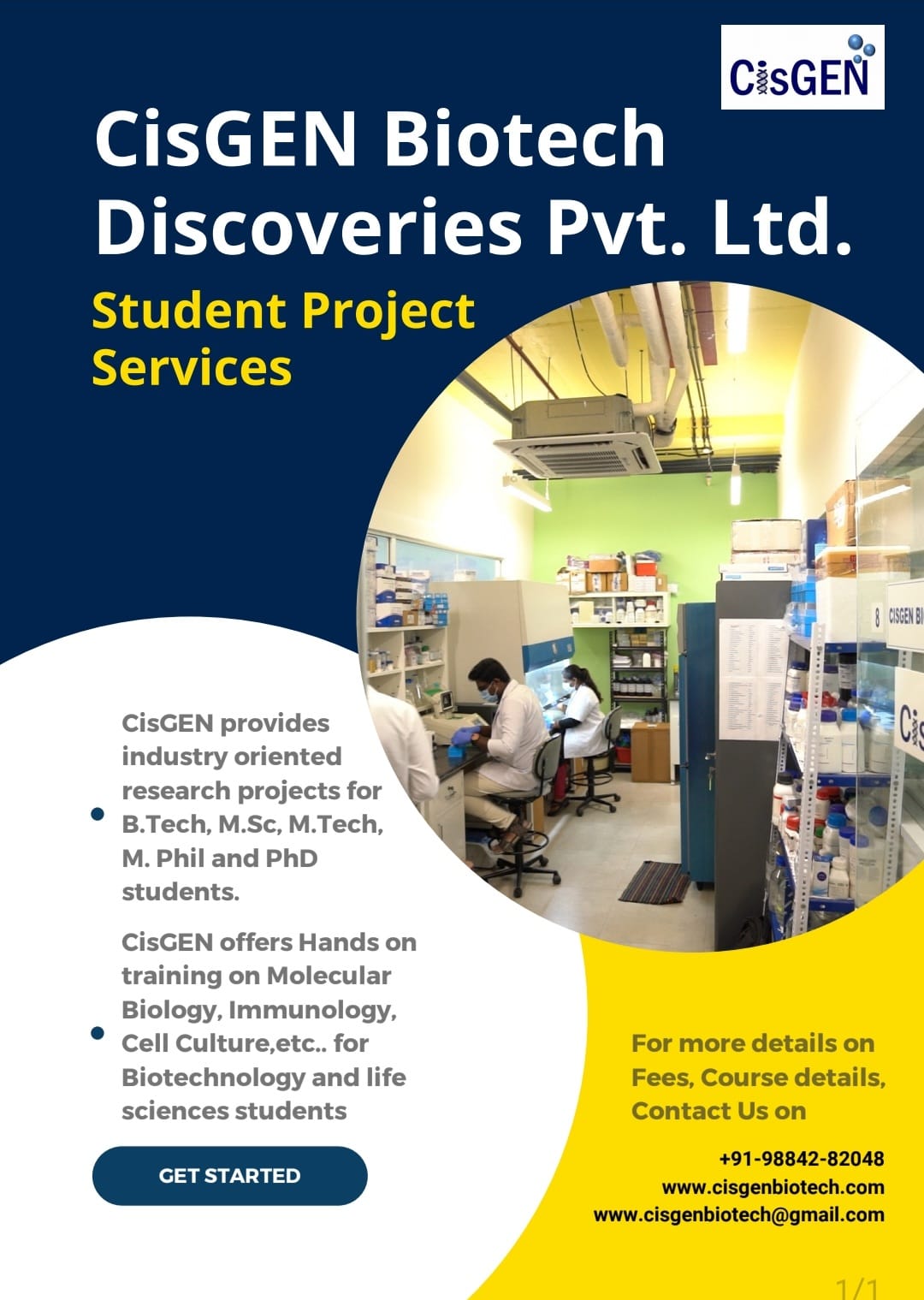 www.cisgenbiotech.com - CisGEN Biotech Discoveries private limited