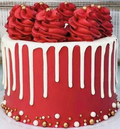 2 Layer Chocolate Cake With Buttercream Frosting - Cabbit Cakes