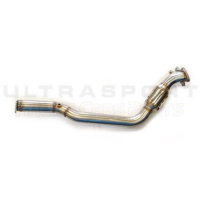 Downpipe Twin Scroll CAT 80mm FLAT FLANGE - Ultrasport Racing Car