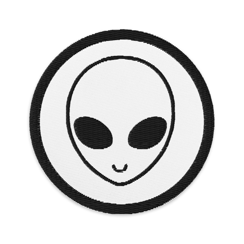 Embroidered patches alien - Din sten