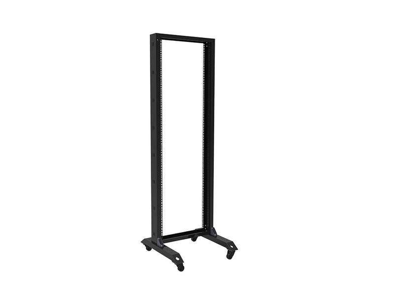 2 posts open rack with castor - Lenora Innovation