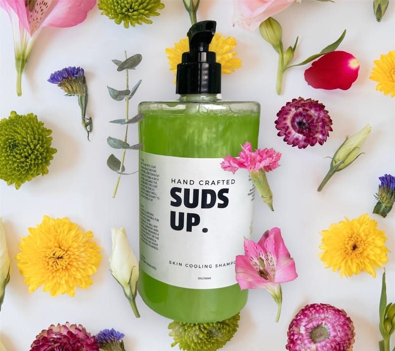 Suds Up - Skin Cooling Shampoo where nature meets luxury