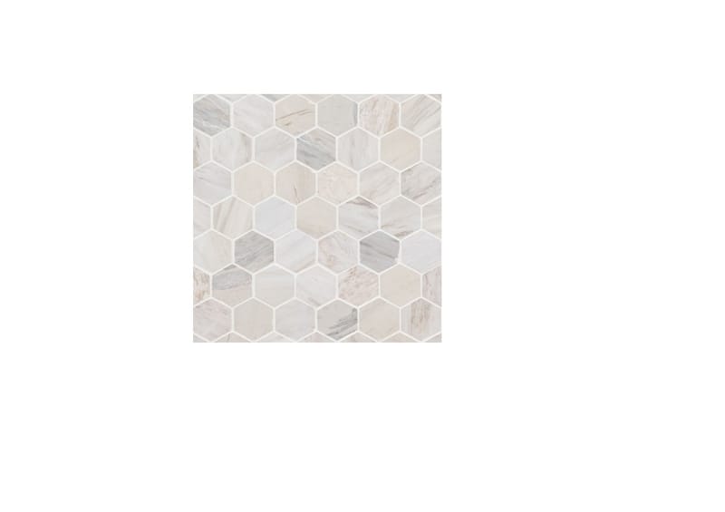 ANGORA POLISHED 2" HEXAGON MOSAIC TILE - Jeetri Electronics and...